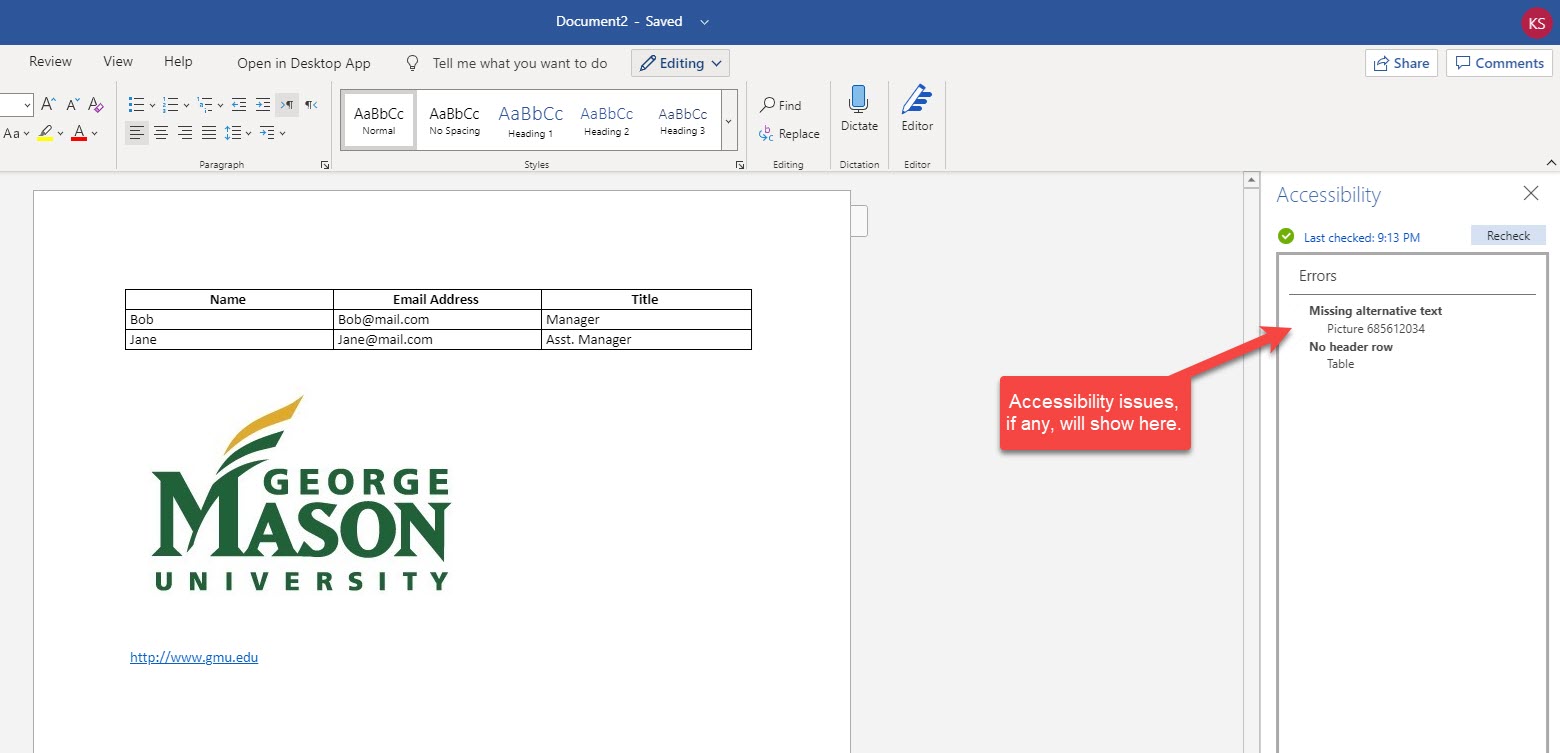 Creating Accessible Documents – Assistive Technology Initiative
