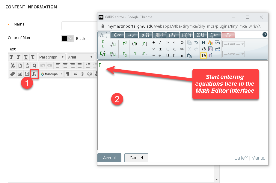 MathType (i.e., Math Editor in Blackboard) – Assistive Technology ...