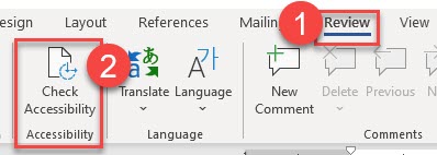 Check Accessibility in Microsoft 365 Word and PowerPoint (Desktop ...