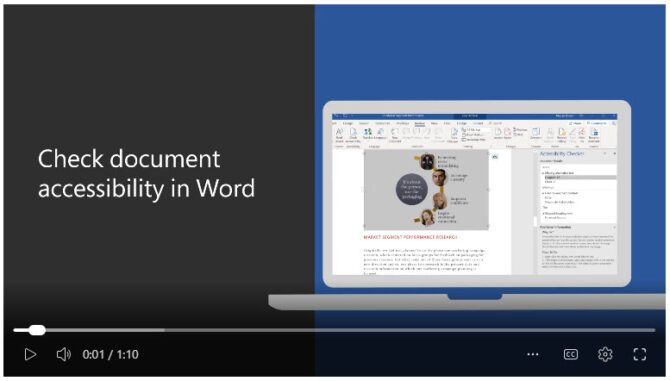 Creating Accessible Documents – Assistive Technology Initiative