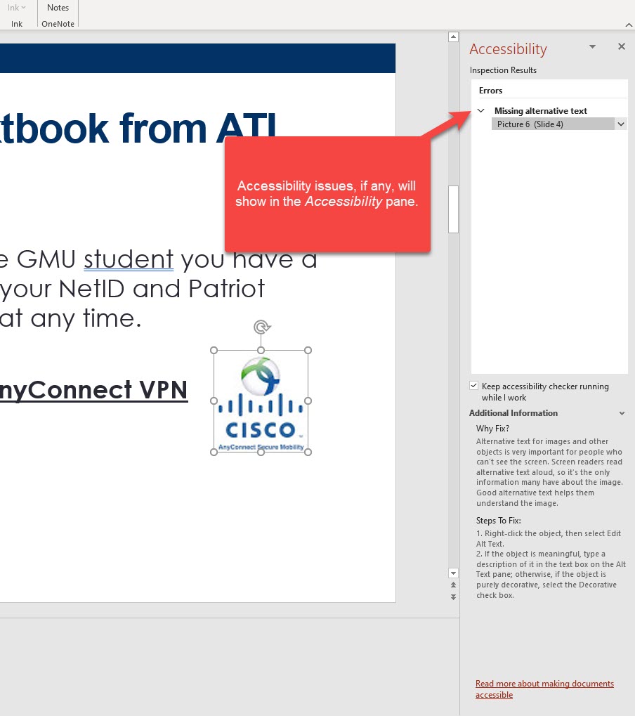 Check Accessibility in Microsoft 365 for PowerPoint (Desktop Version ...