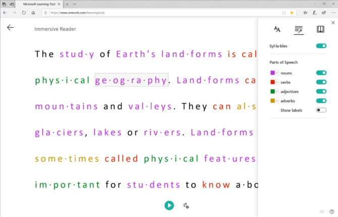 Immersive Reader – Assistive Technology Initiative